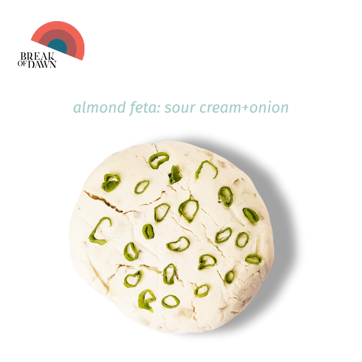 Break of Dawn Sour Cream and Onion Almond Feta Cheese (PREORDER ...