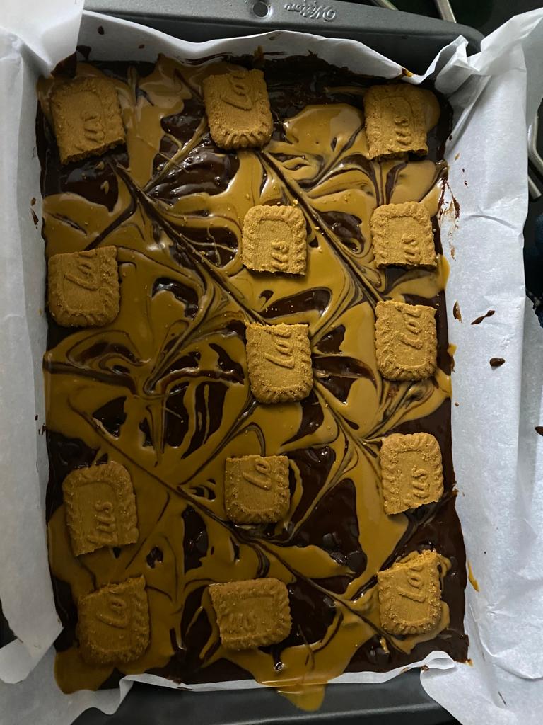 Wess Bakes Biscoff Brownie Square – Greend - The Vegan Store